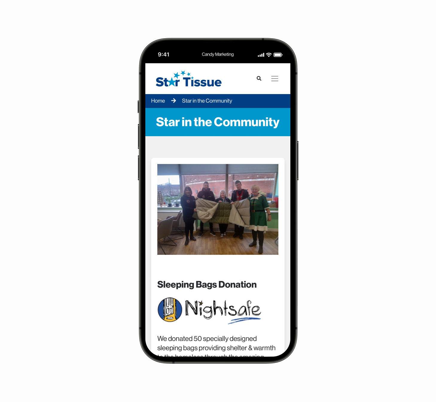 Star Tissue - Candy Marketing